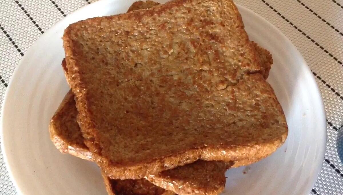 Receta de Tostadas Dulces Rápido y Fácil con Pan de Molde Integral ...